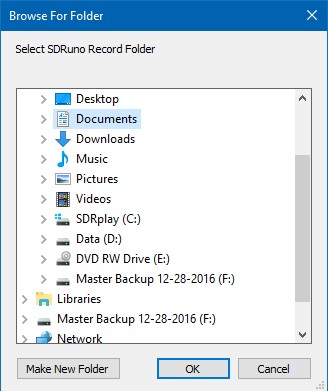 The CookBook – SDRUno
